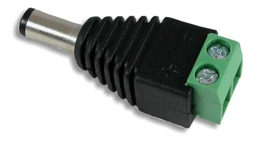 Adaptador Conector Jack Macho A Bornera Con Terminales Para CCTV UTP | IPower Electronics