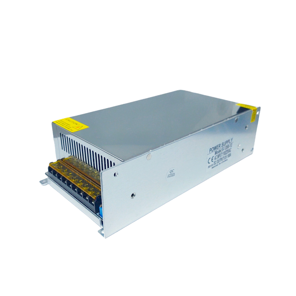 Eliminador Transformador Fuente Poder Driver 12V 100A 1200W | IPower Electronics