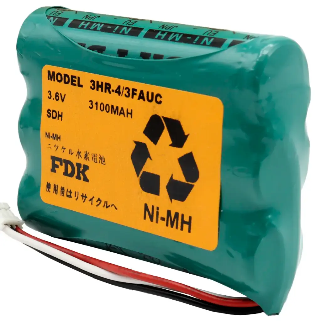 Pila Batería FDK FUJI 3HR-4/3FAUC 3.6V 3100mAh Conector Blanco Mediano ...